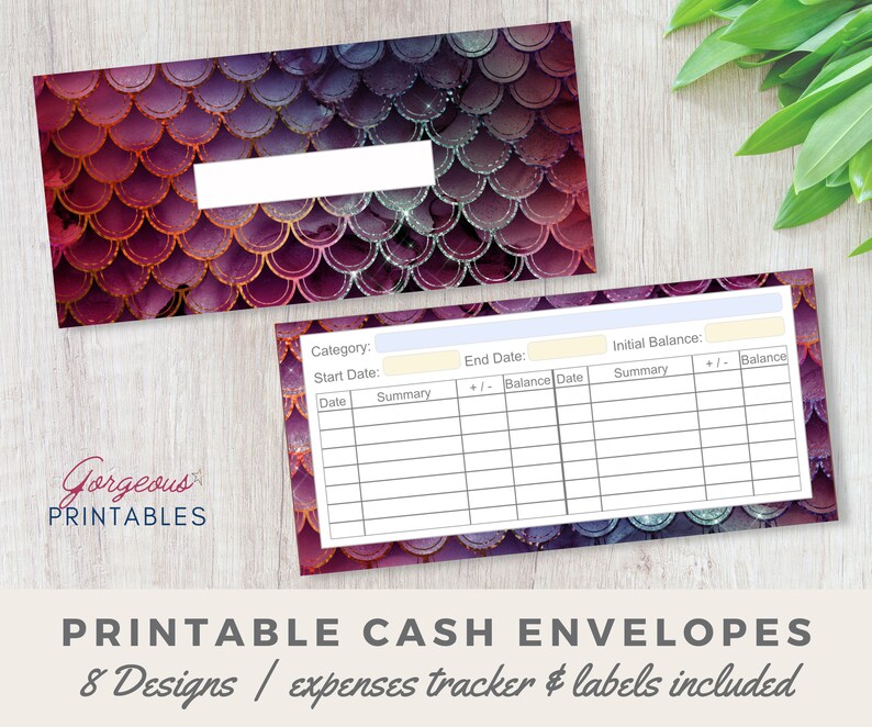 Printable Cash Envelopes System With Expenses Tracker & | Etsy