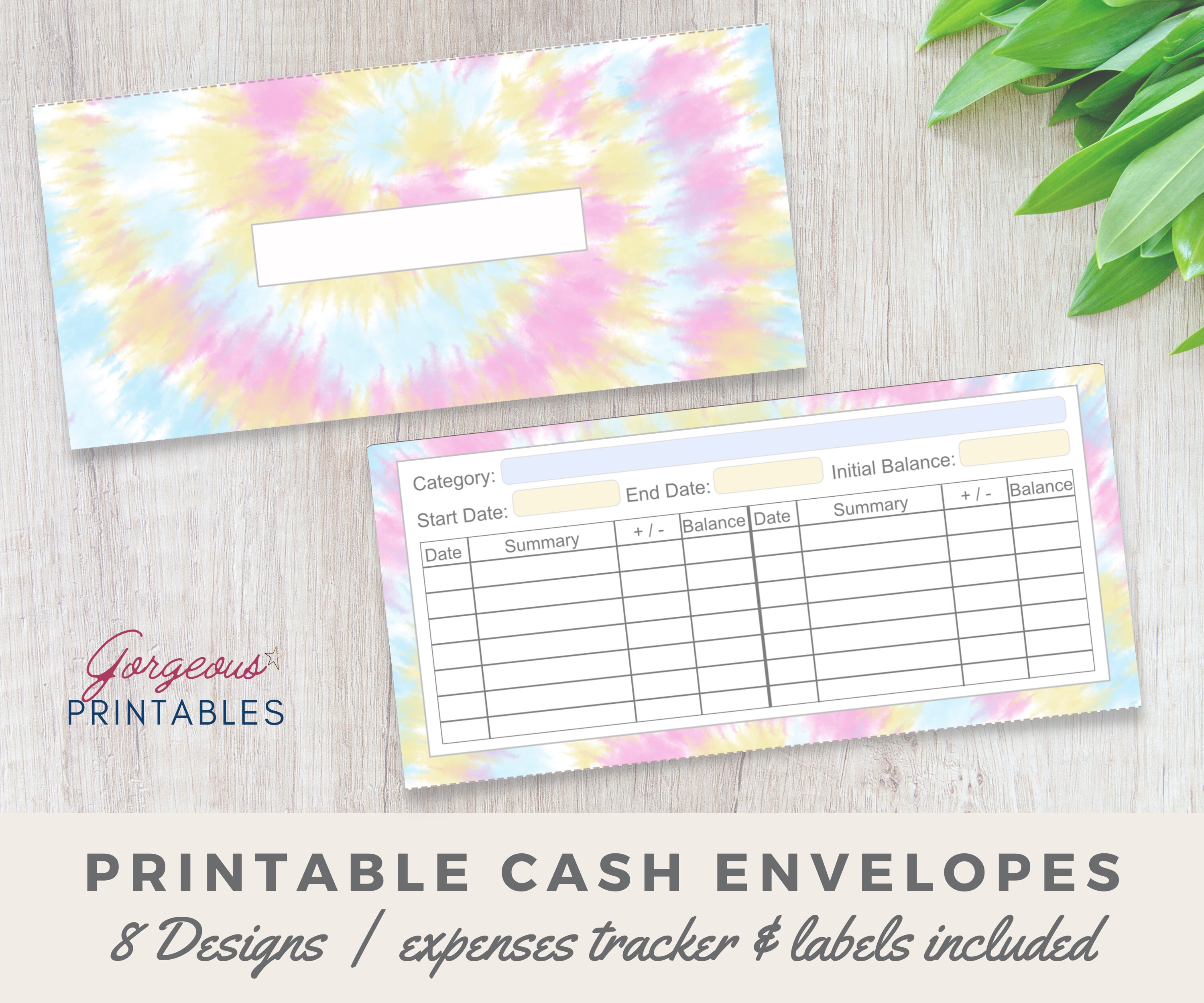 Printable Cash Envelopes System, With Expenses Tracker & Category ...
