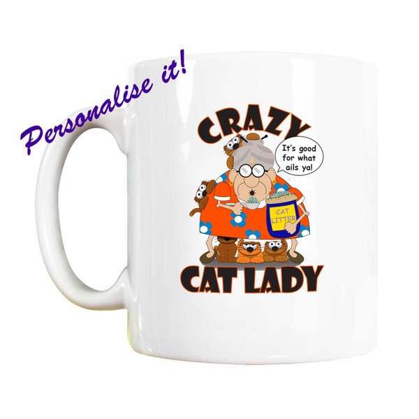 Crazy Cat Lady - Etsy UK