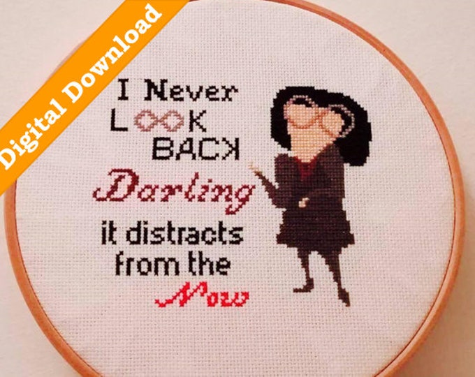 Edna Mode - Never Look Back - Cross Stitch Pattern (PDF) - Etsy