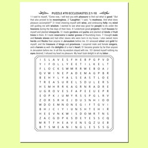 Bible Verse Word Search Puzzle Book With 120 Bible Passages for Adults ...