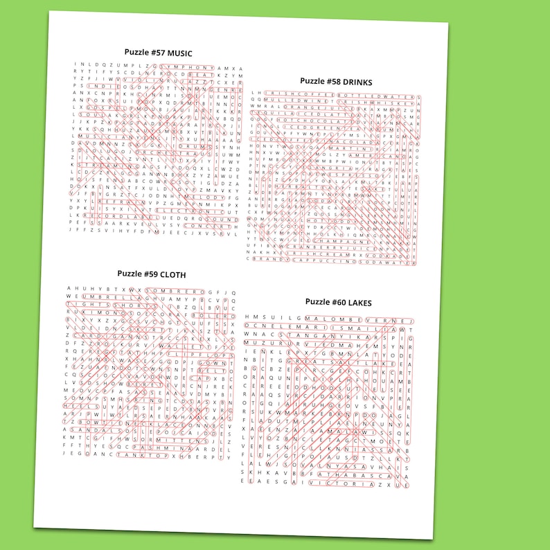 Extremely Hard Word Search Book for Adults 105 Printable Word Search ...