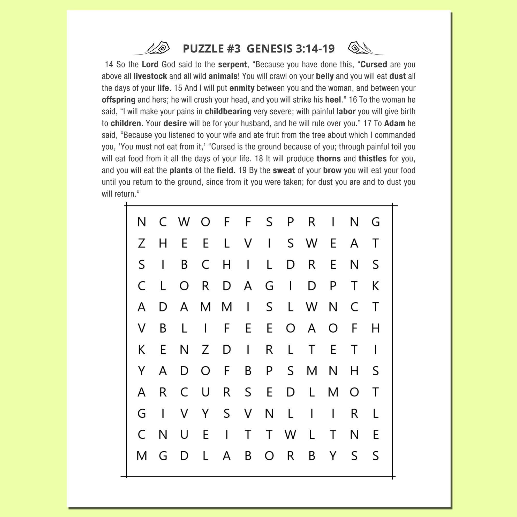 Bible Verse Word Search Puzzle Book With 120 Bible Passages for Adults ...