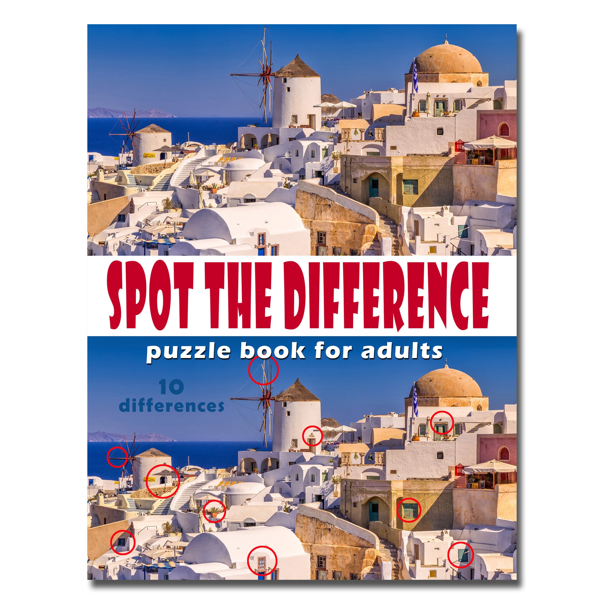 Spot the Difference Puzzle Book: 60 Photo Puzzles With Solutions ...