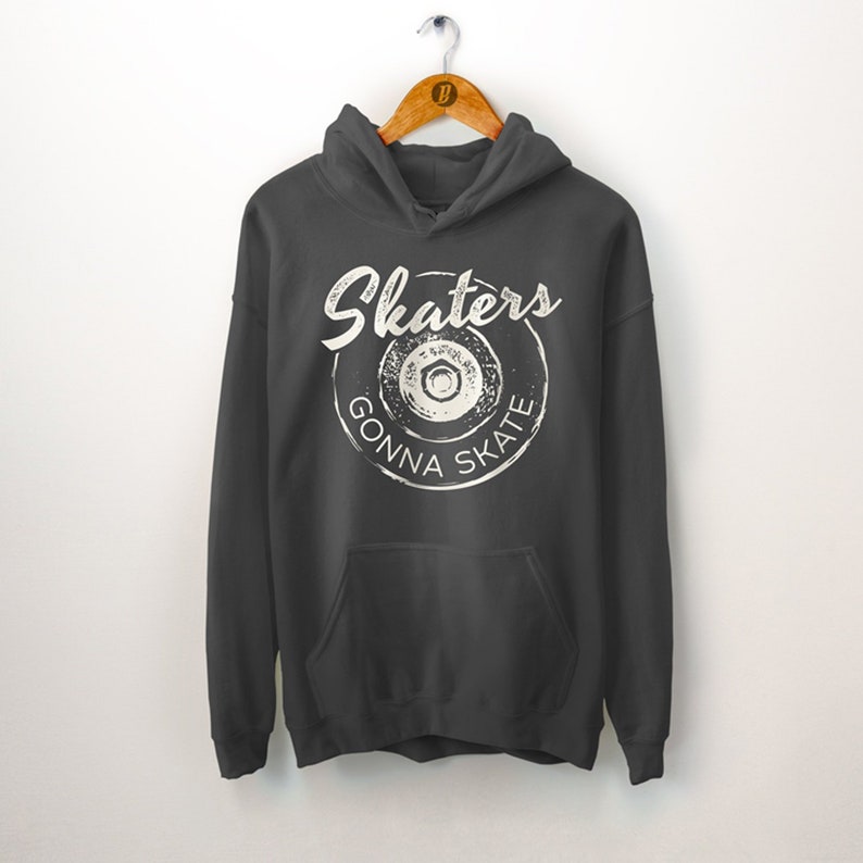 Skaters Gonna Skate Hoodie - Roller Skating Sweatshirt - Etsy