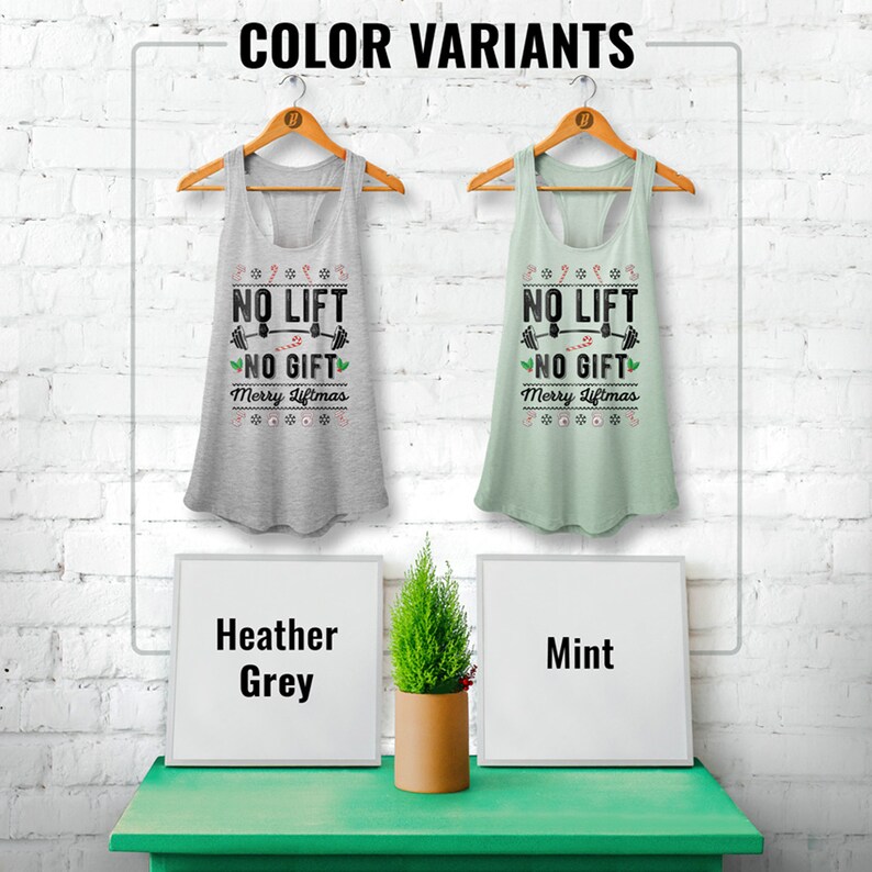 Merry Liftmas Fitness Tank Top. Christmas Workout. No Lift No - Etsy Merry Liftmas Fitness Tank Top. Christmas Workout. No Lift No - Etsy