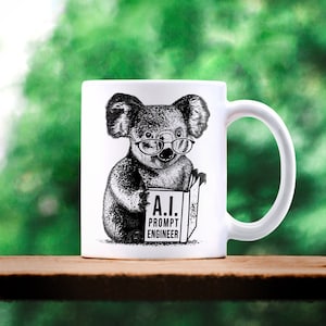 Prompt Engineer Mug. AI Coffee Mug. Definition Mug. Machine Learning ...