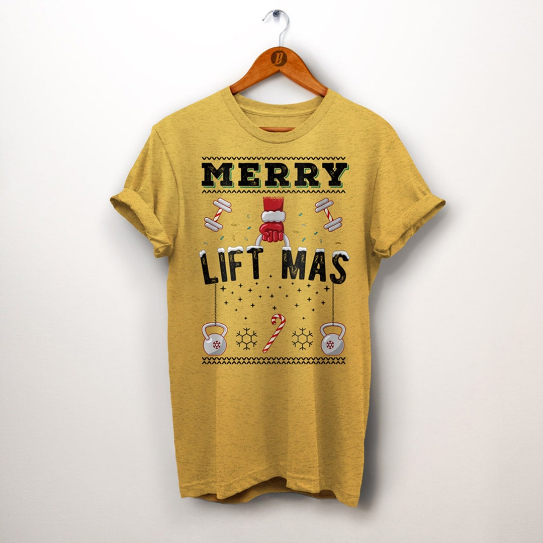 Merry Liftmas Fitness Shirt: Christmas Gym Workout Tee - Etsy