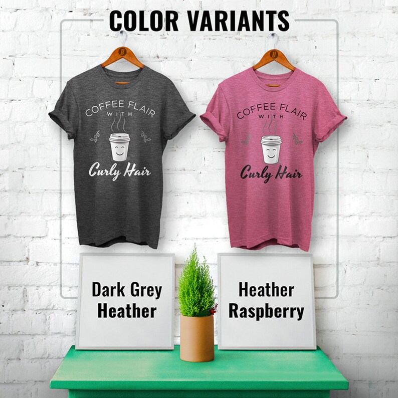 Curly Hair Shirts. Coffee Shirt. Coffee Graphic Shirt. Coffee - Etsy