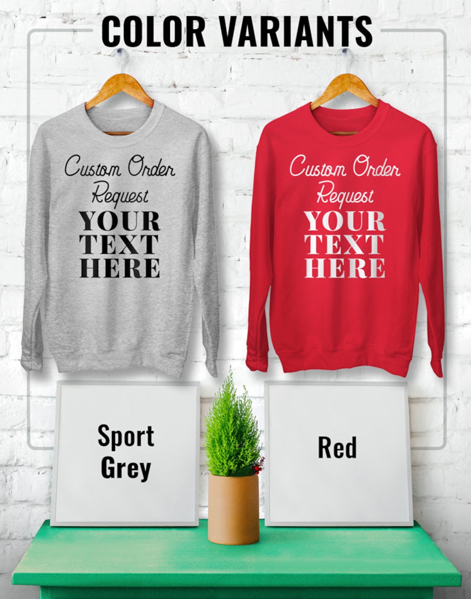 Custom Sweatshirt. Custom Text Saying Personalized Sweater. | Etsy