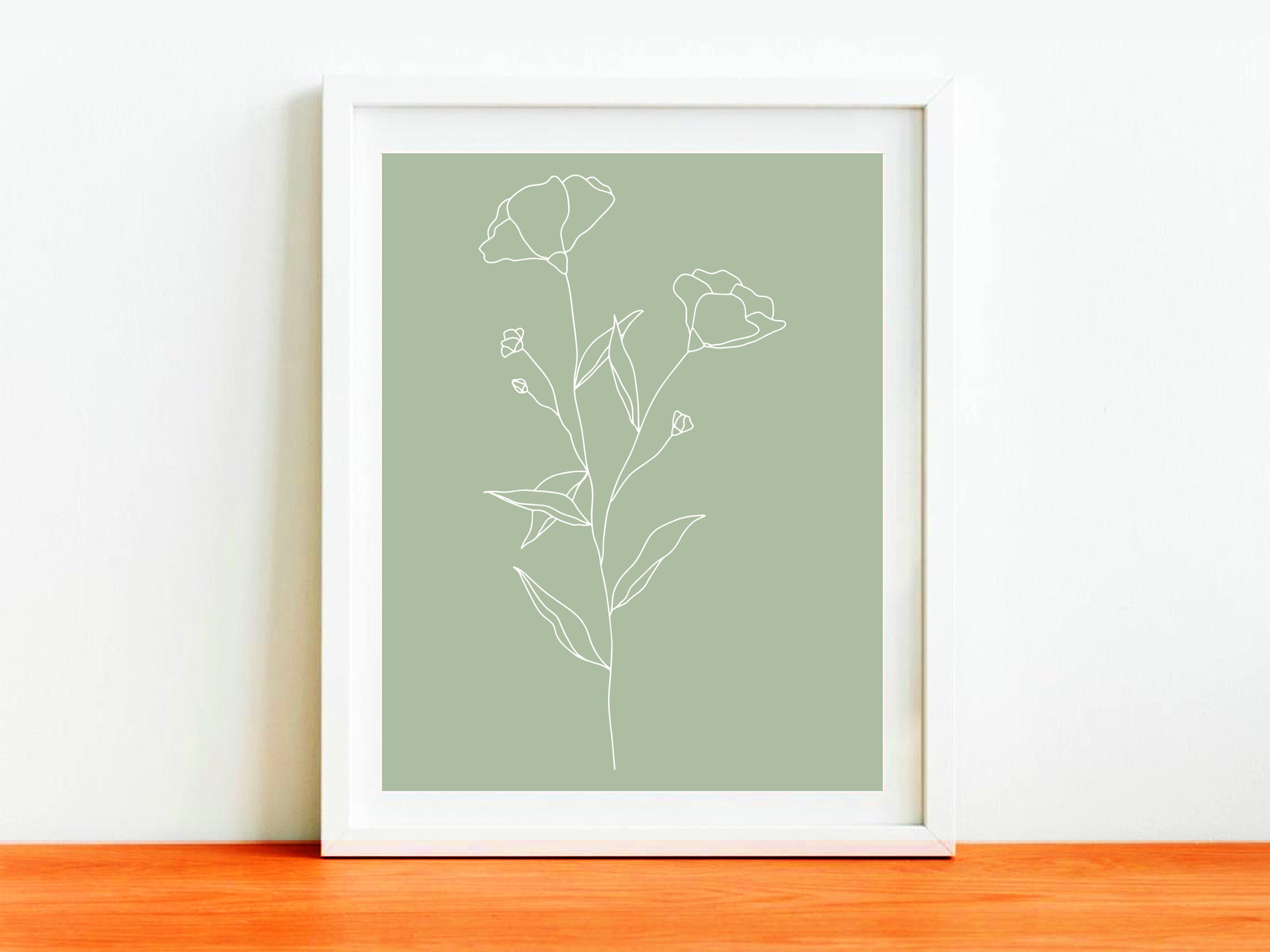 Sage Green Gallery Wall Set Boho Printables Boho Dorm Decor | Etsy