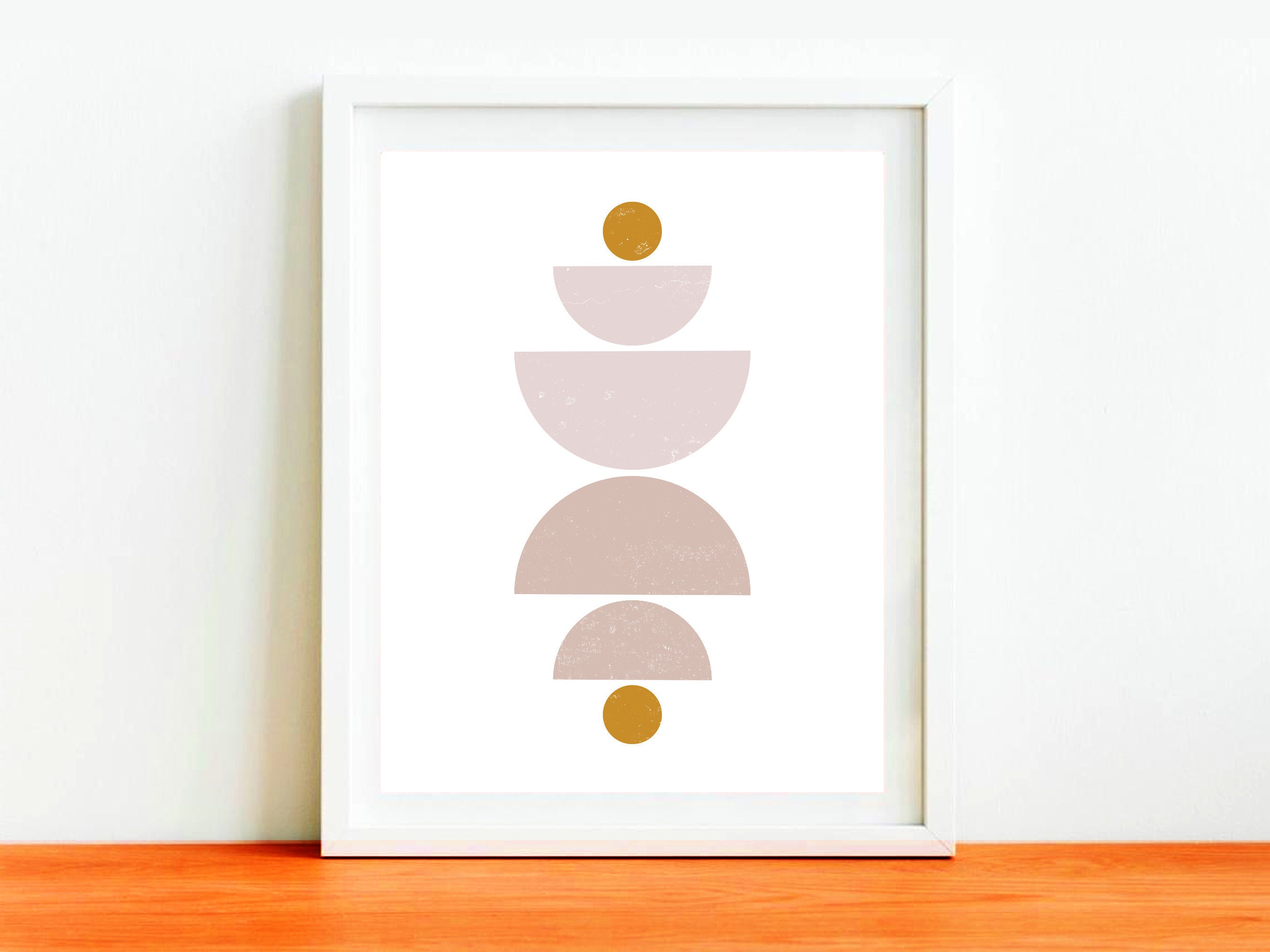 Set of 2 Boho Printables Boho Geometric Printable Large Wall | Etsy