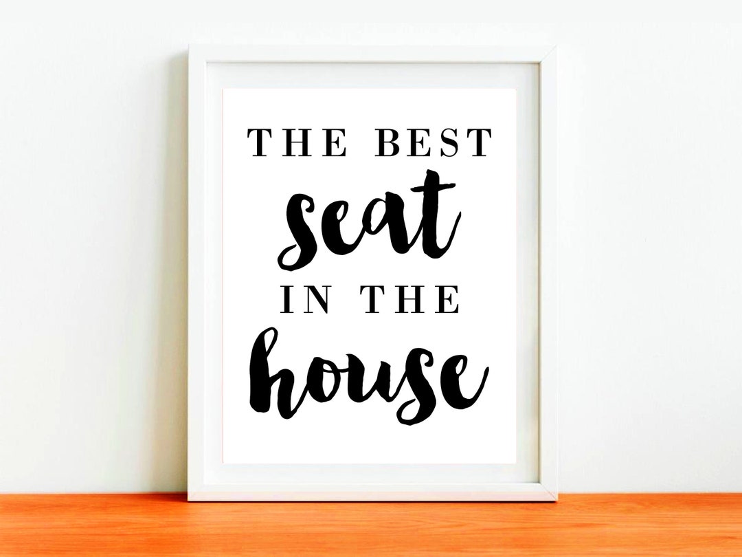 Bathroom Sign Printable Bathroom The Best Seat In The House Etsy bathroom-sign-printable-bathroom-the-best-seat-in-the-house-etsy