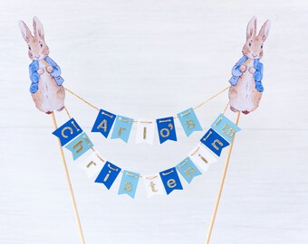 Rabbit Cake Topper | Etsy