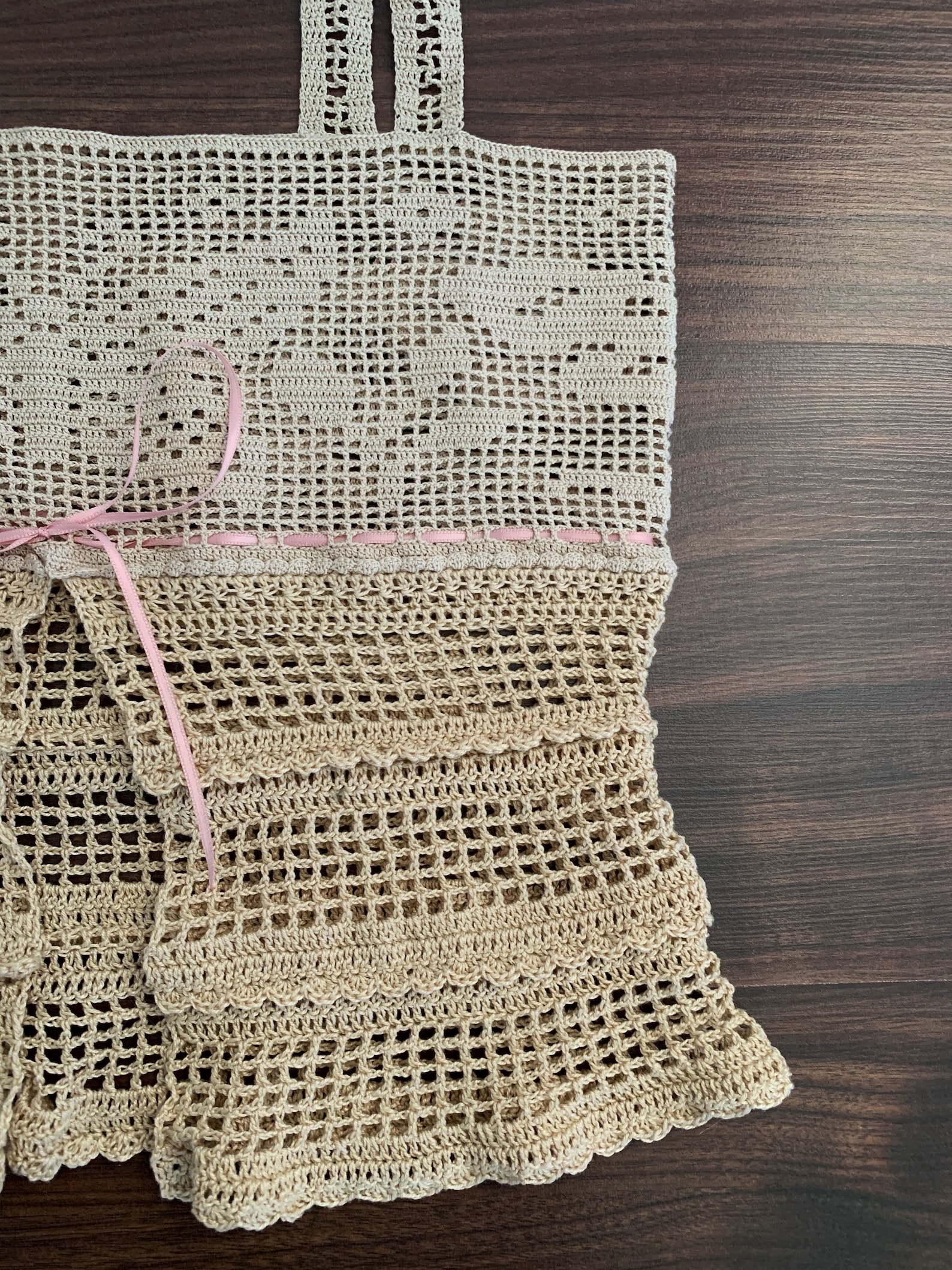 Filet Crochet Garden Fairy Top Pattern, Summer Crochet Top Pattern for ...