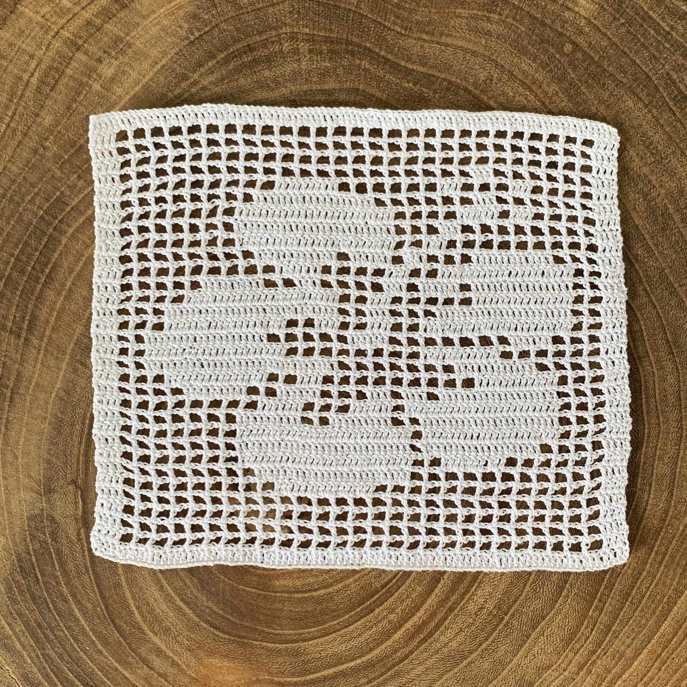 Hibiscus Filet Crochet Pattern, Doily Pdf Pattern, Crochet for ...