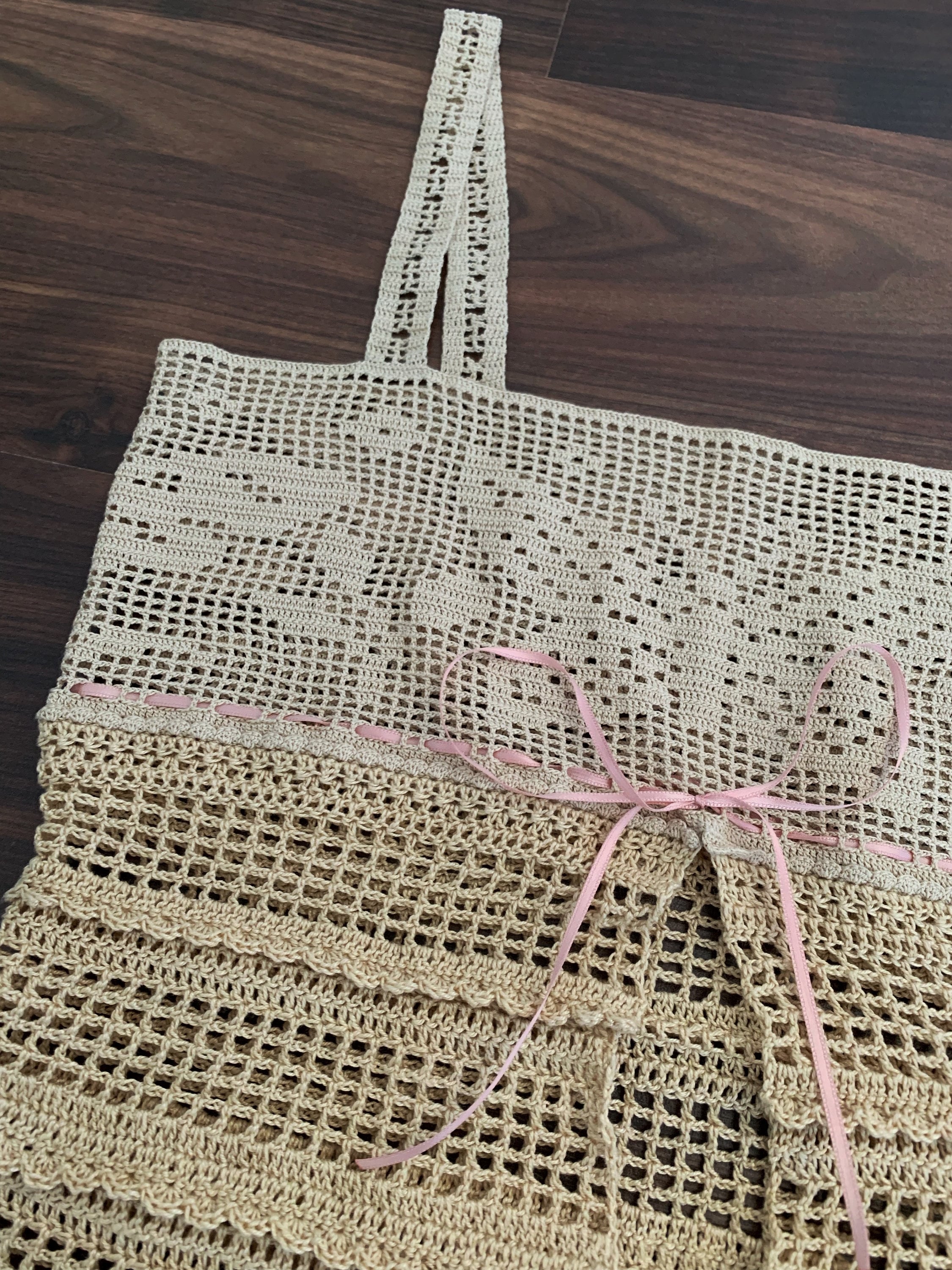 Filet Crochet Garden Fairy Top Pattern, Summer Crochet Top Pattern for ...