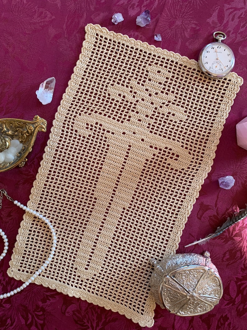 Sword Fillet Crochet Pattern, Doily Pdf Pattern, Tapestry, Crochet for ...