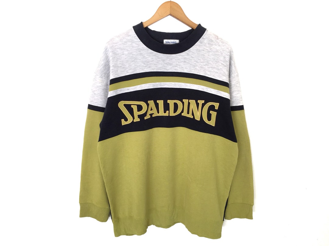SPALDING Spellout Embroidery Pullover Jumper Sweatshirt Nice Design - Etsy