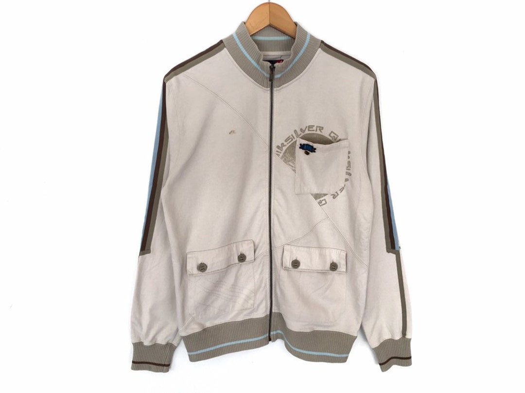 Quicksilver Spellout Pullover Jumper Sweater Zip Up - Etsy