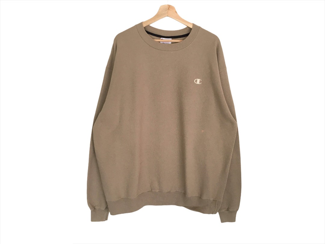 Champion Small Logo Embroidery Pullover Jumper Sweatshirt - Etsy