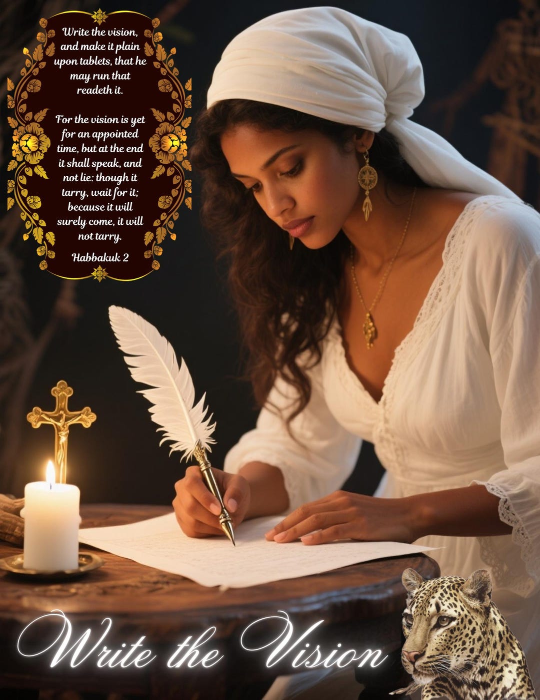 Write the Vision 8.5x11 Poster PNG + Candlelight Vigil - Etsy