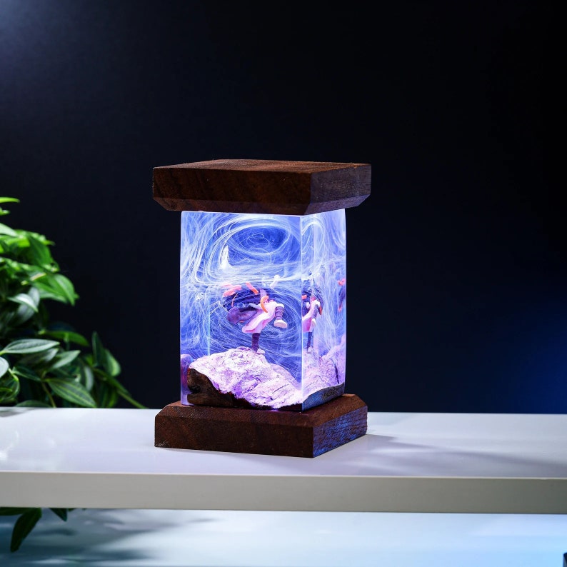 ANIME Kamado Nezuko Night Light, Custom D,emo.n Sl.a.yer Epoxy Lamp ...