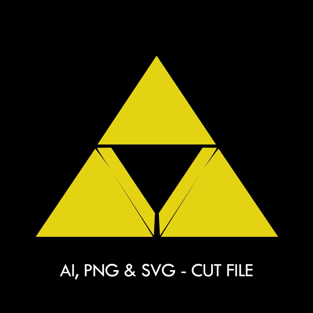 3D Triforce - Vector File for Decals, Vinyl Art and T-shirt Print - Etsy