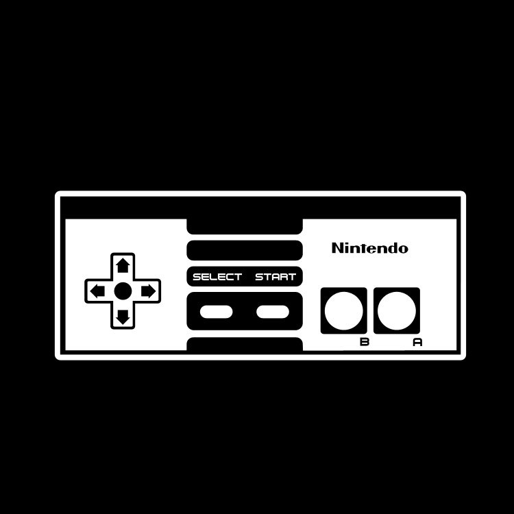 Hand Drawn Fanart Vector of the NES Controller - SVG/AI Vector Cut File ...