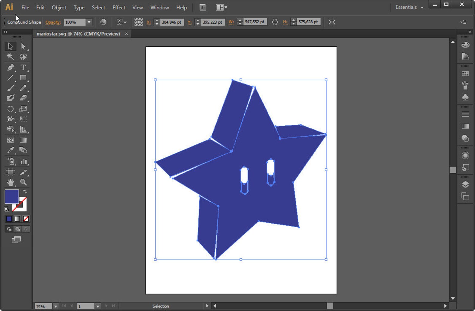 Super Mario Star - SVG Vector Cut File for Decals, Vinyl Art and T ...