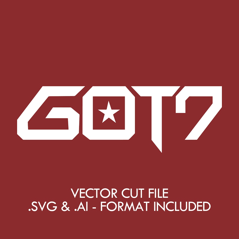 GOT7 Logo - SVG/AI Vector Cut File - Etsy