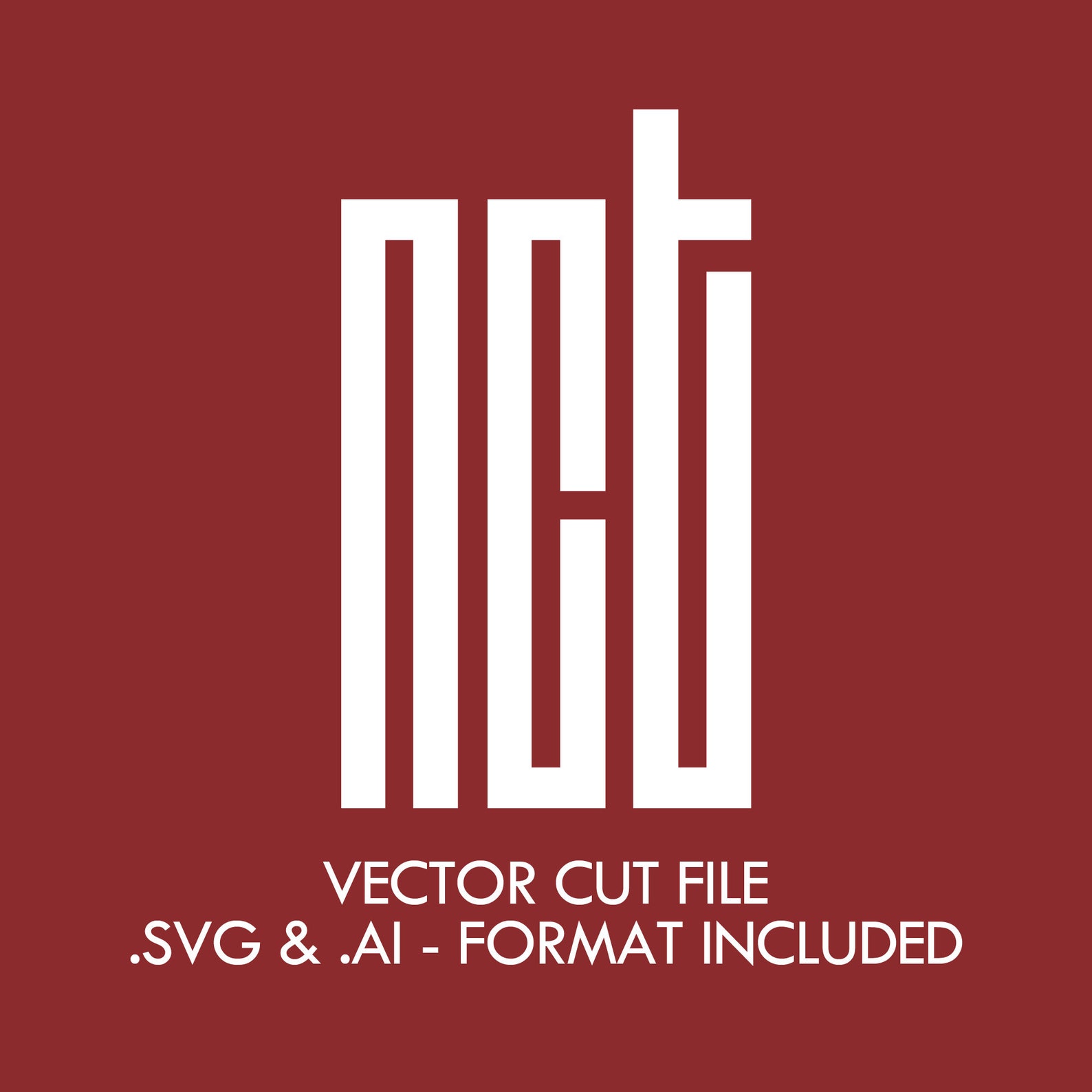 NCT Logo .SVG/.AI Vector Cut File - Etsy