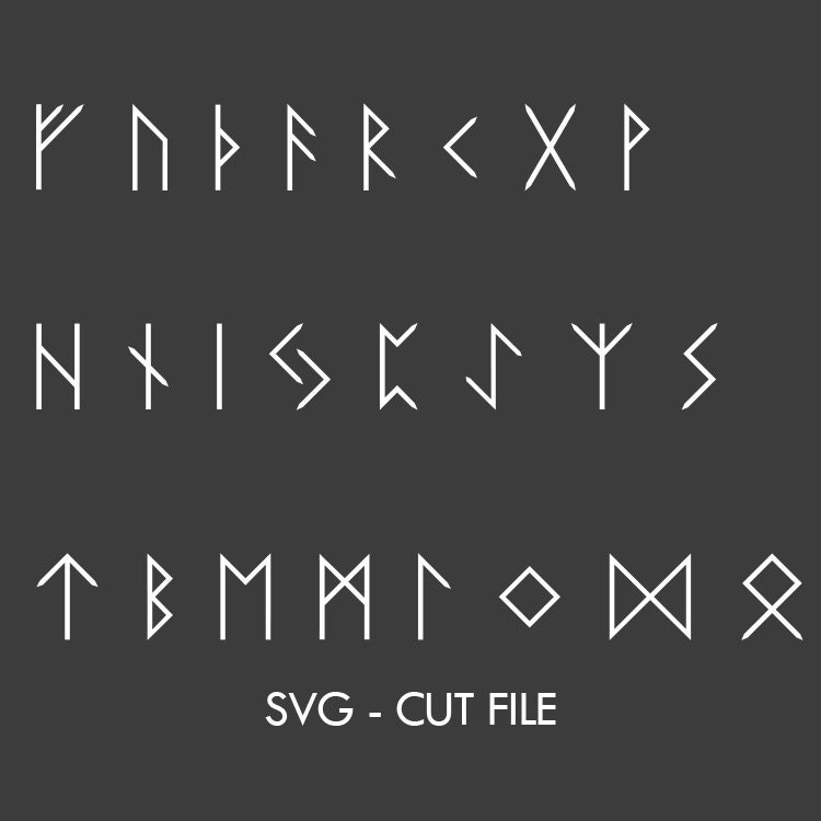 FUTHARK SVG Vector File - Etsy