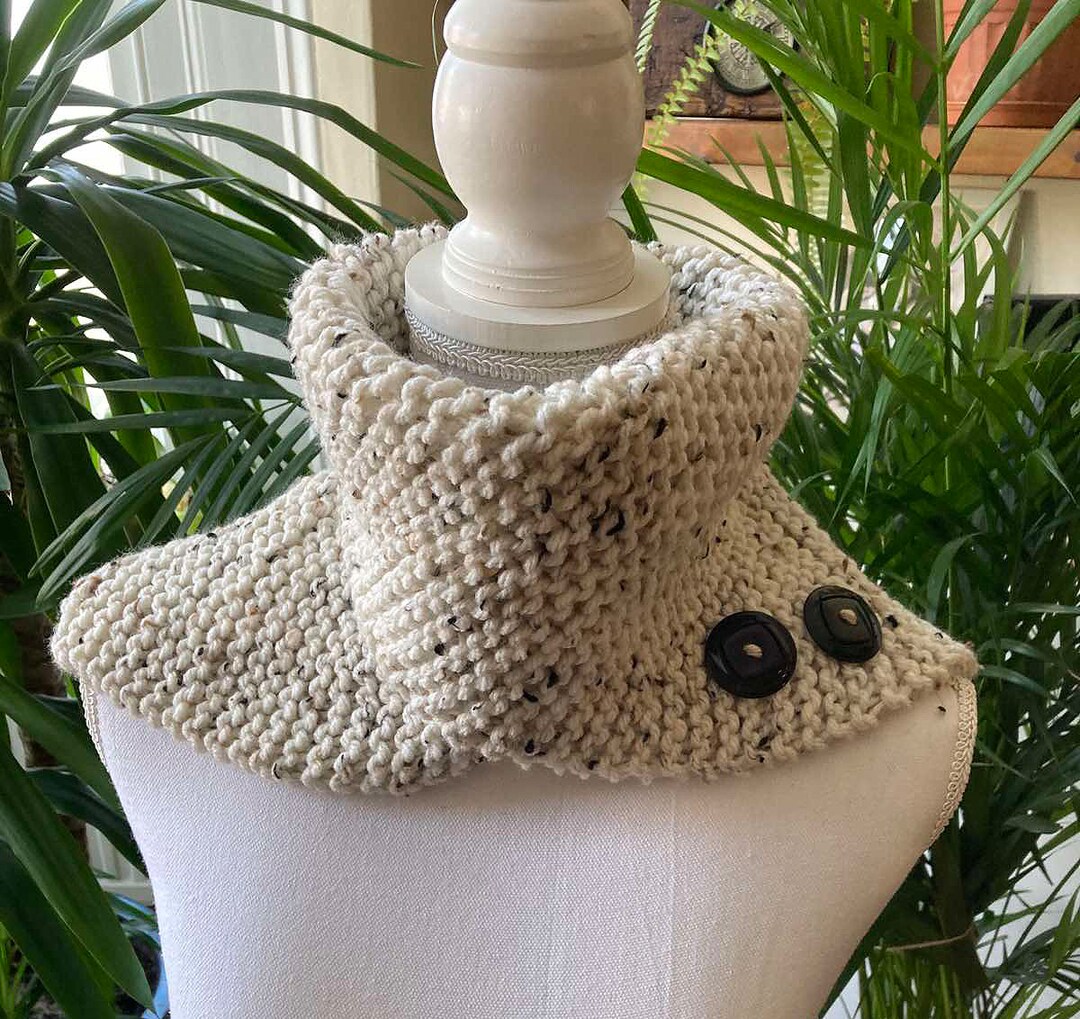 Modern Beige Neck Warmer - Neck Wrap Shawl - Neck Warmer -hand Crochet ...