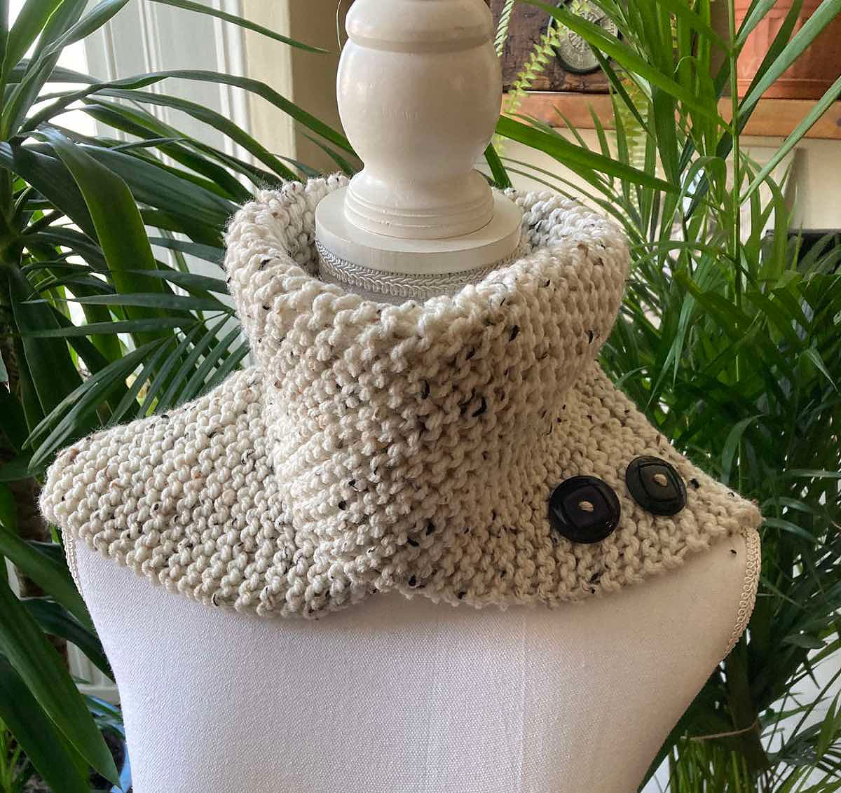 Modern Beige Neck Warmer - Neck Wrap Shawl - Neck Warmer -hand Crochet ...