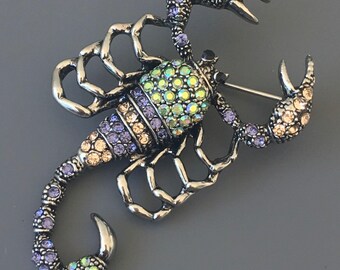 Scorpion Brooch | Etsy