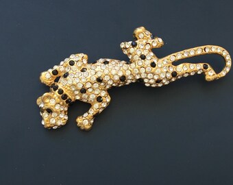 Jaguar brooch | Etsy