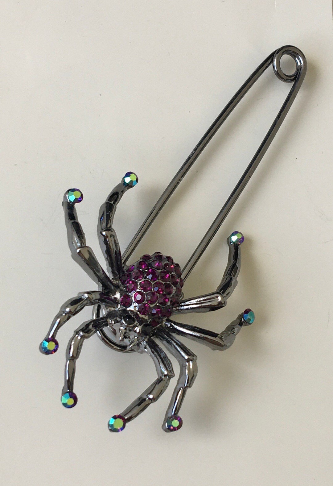 Unique Vintage Style Spider Tarantula Safety Pin - Etsy