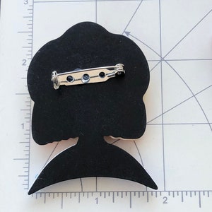 Unique Lady Face Vintage Style Large Brooch - Etsy