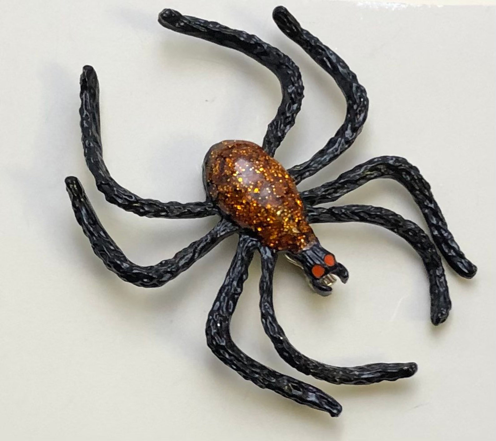Unique Vintage Large Spider Brooch - Etsy