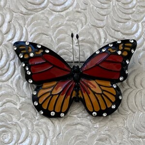 Unique Monarch Butterfly Brooch - Etsy