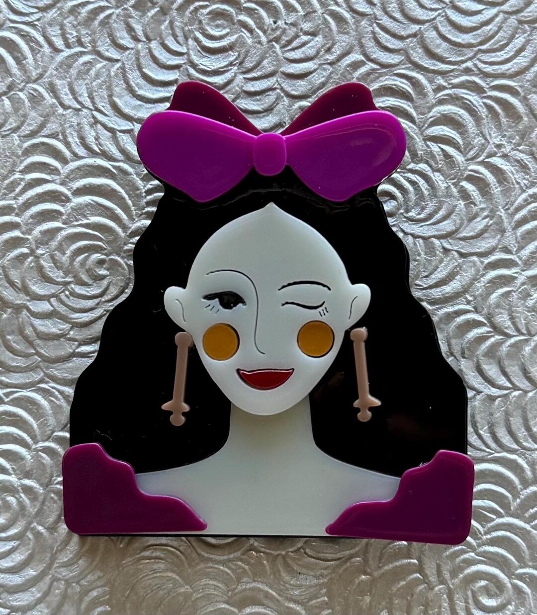 Unique Lady Vintage Style Brooch - Etsy