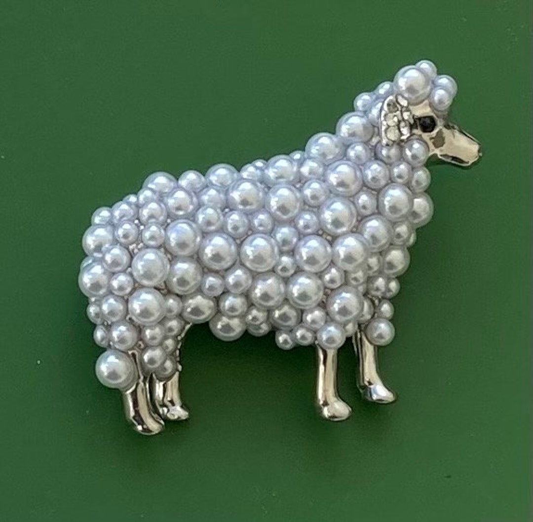 Adorable Sheep Vintage Style Brooch - Etsy