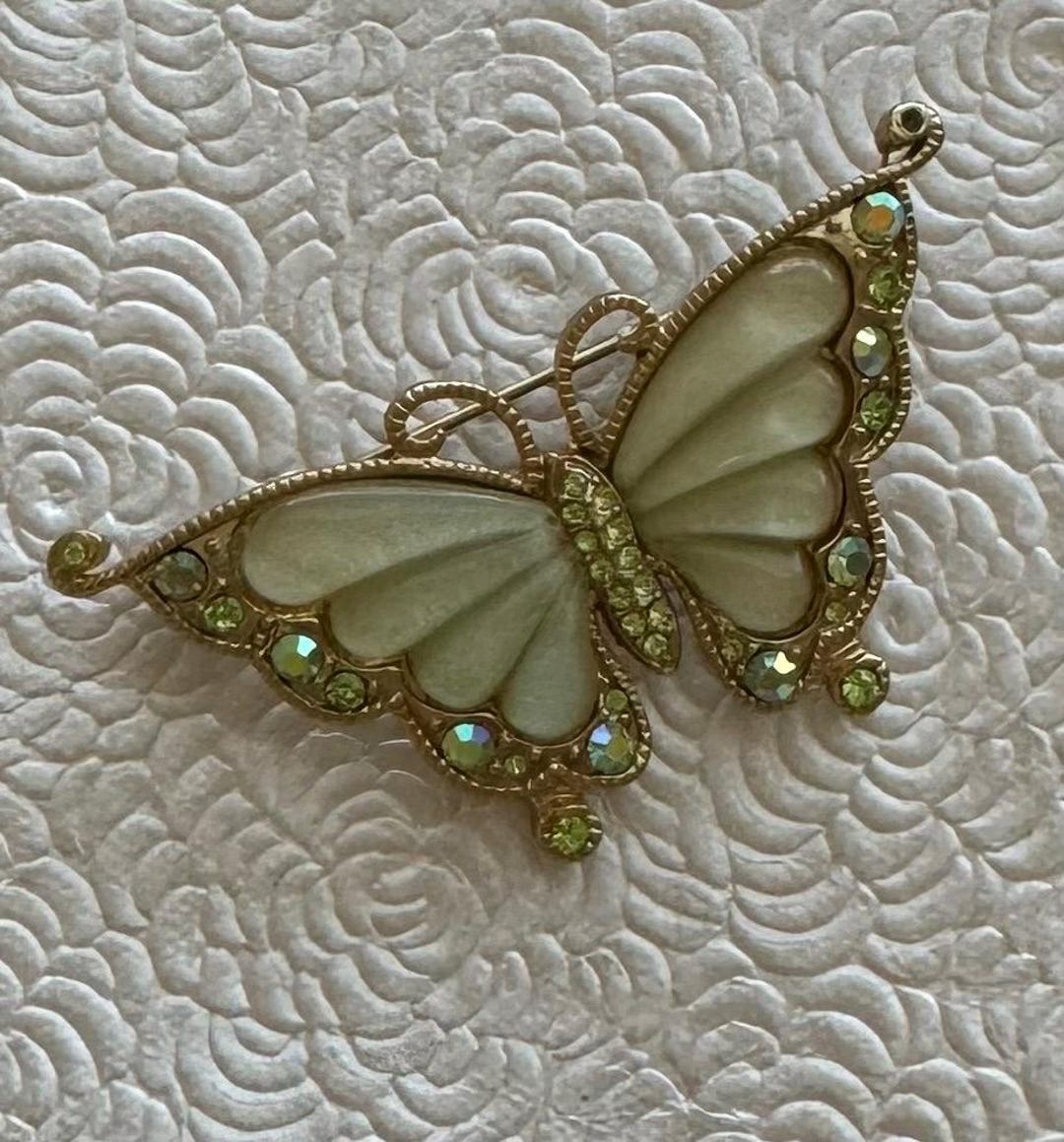 Vintage Butterfly Brooch Pin - Etsy