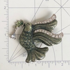 Vintage Signed Monet Dove Brooch - Etsy