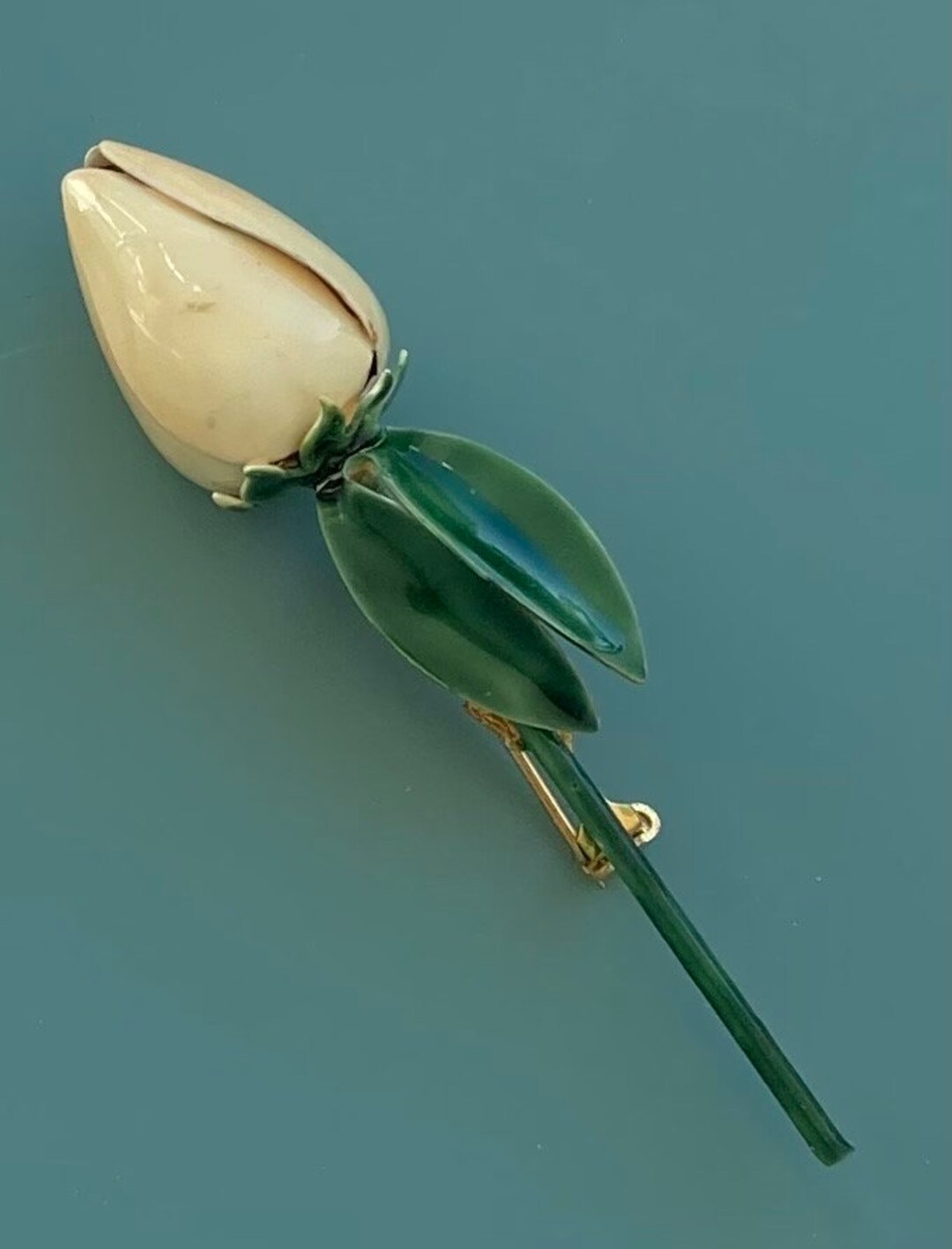 Vintage Signed Sandor Style Tulip Brooch - Etsy