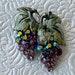 Unique Vintage Grape Cluster Brooch - Etsy