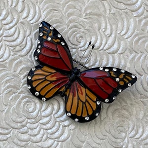 Unique Monarch Butterfly Brooch - Etsy