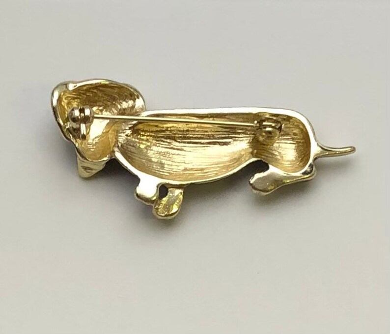 Adorable Vintage Style Dachshund Dog Brooch - Etsy