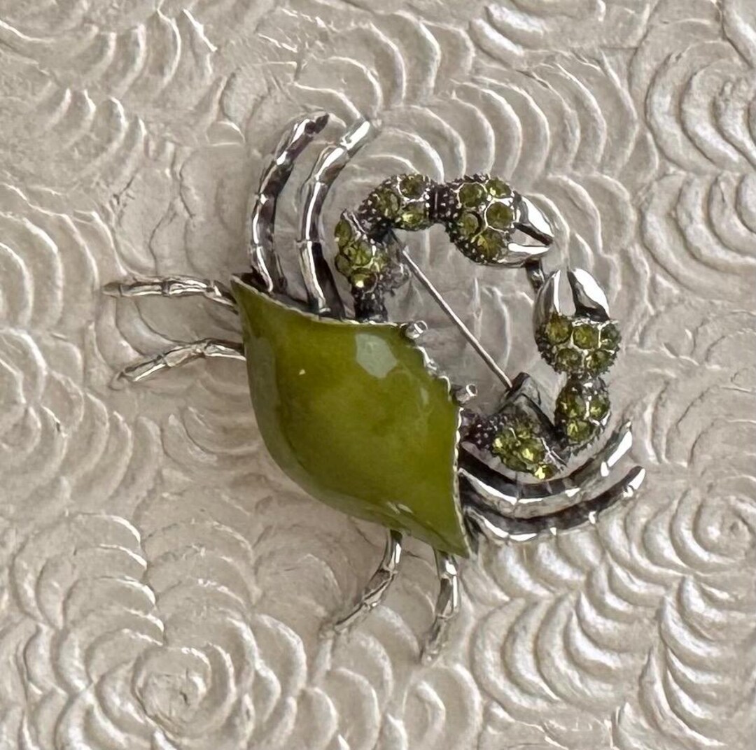 Adorable Vintage Style Crab Brooch - Etsy